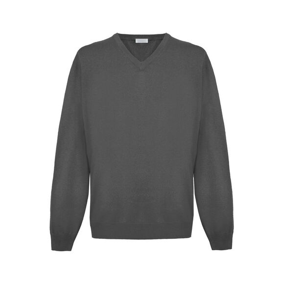 Malo | Sweaters | Malo Elegant Vneck Cashmere Sweater In Magnet Mens ...